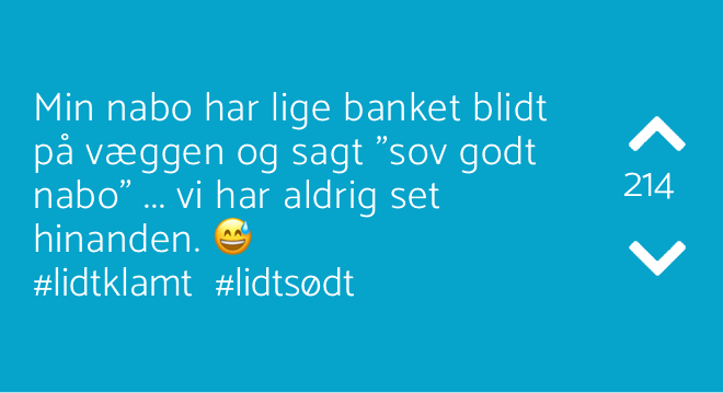 Min nabo har lige... - Jodelgrin.dk