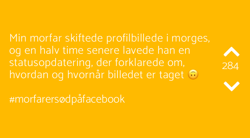 Min morfar skiftede profilbillede... - Jodelgrin.dk