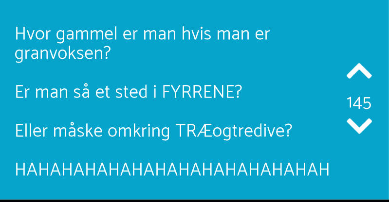 Hvor gammel er man hvis... - Jodelgrin.dk