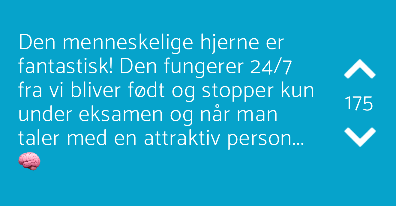 Den menneskelige hjerne er fantastisk... - Jodelgrin.dk