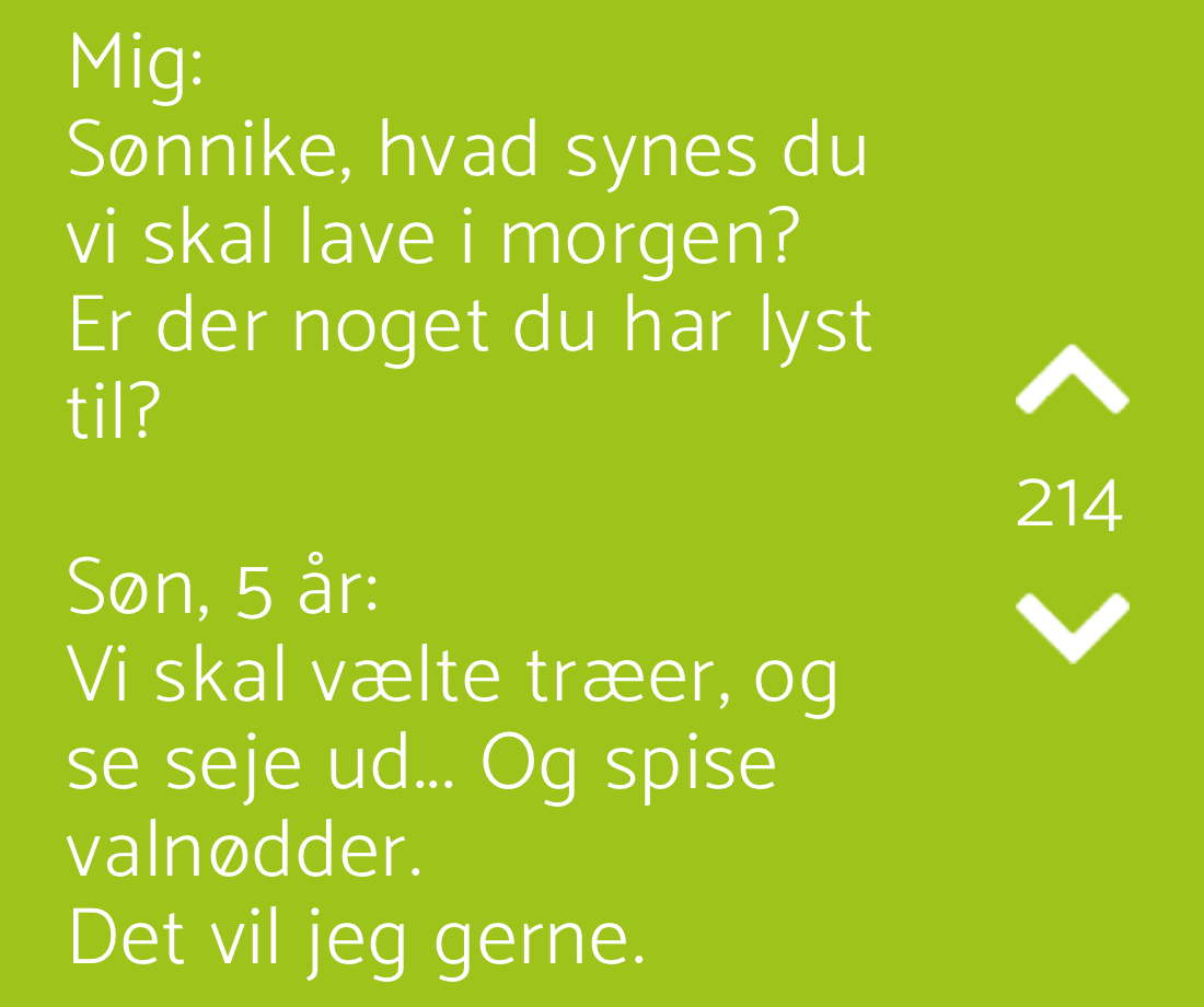 Mig: Sønnike, hvad synes du... - Jodelgrin.dk