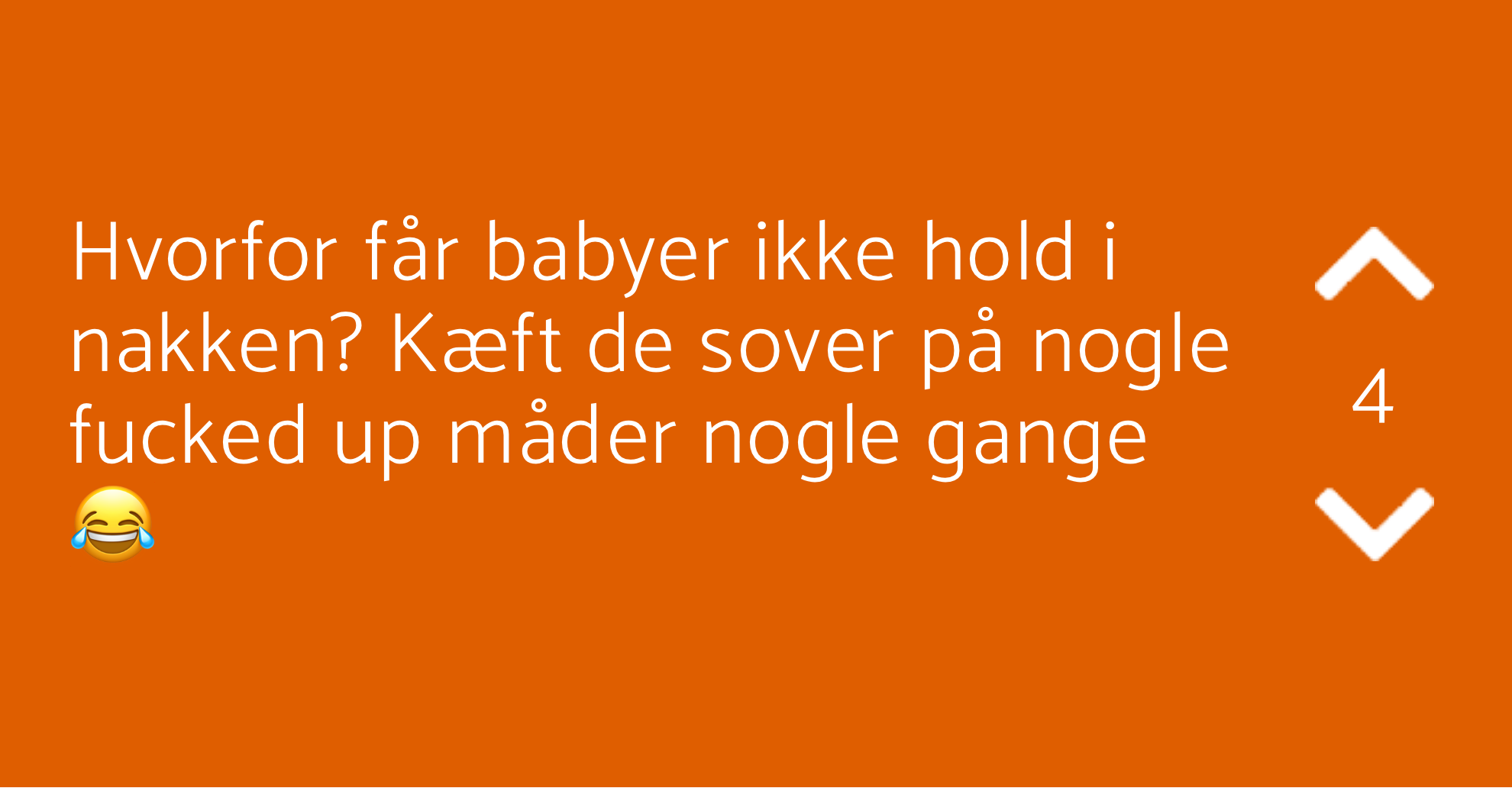 Hvorfor får babyer ikke hold i nakken? Kæft de sover på nogle fucked up ...