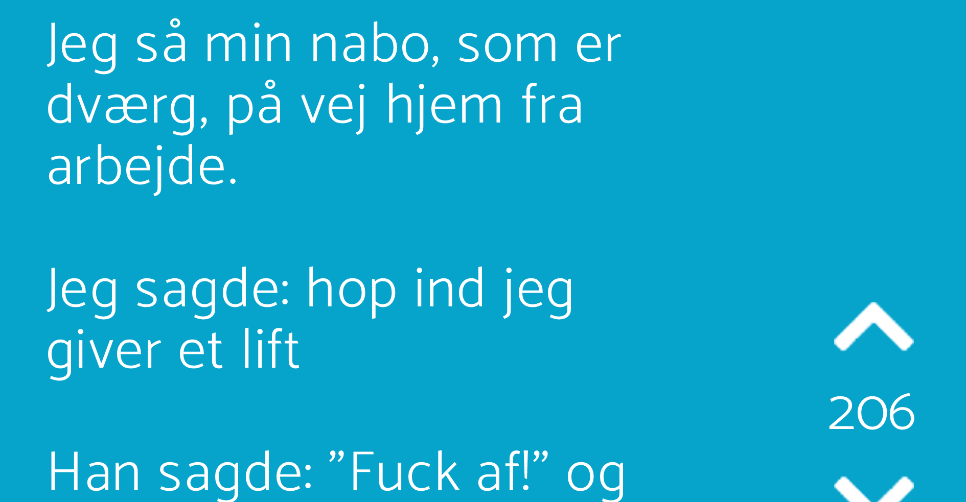 Jeg så min nabo, som... - Jodelgrin.dk