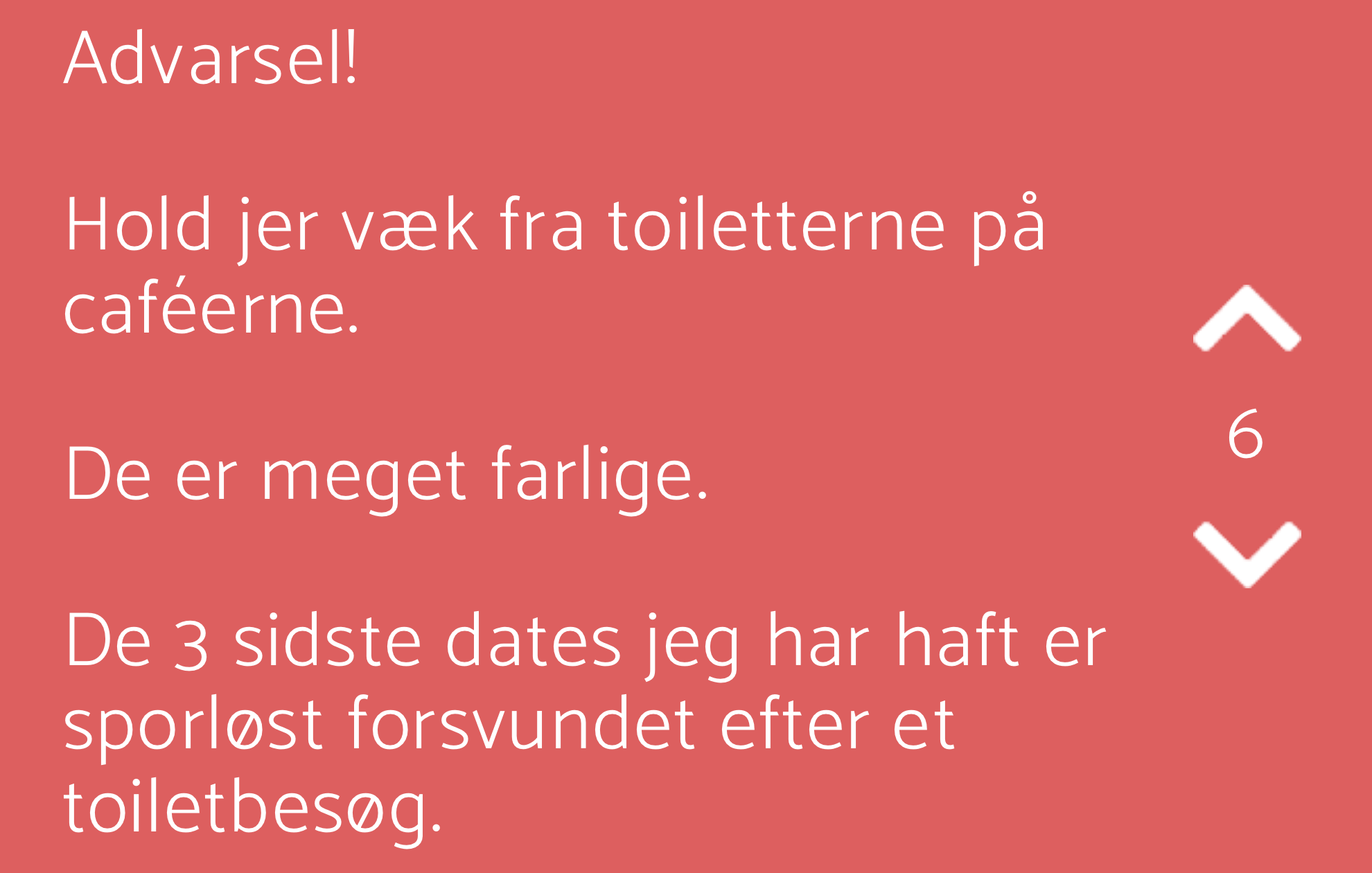 Advarsel! Hold jer væk fra... - Jodelgrin.dk